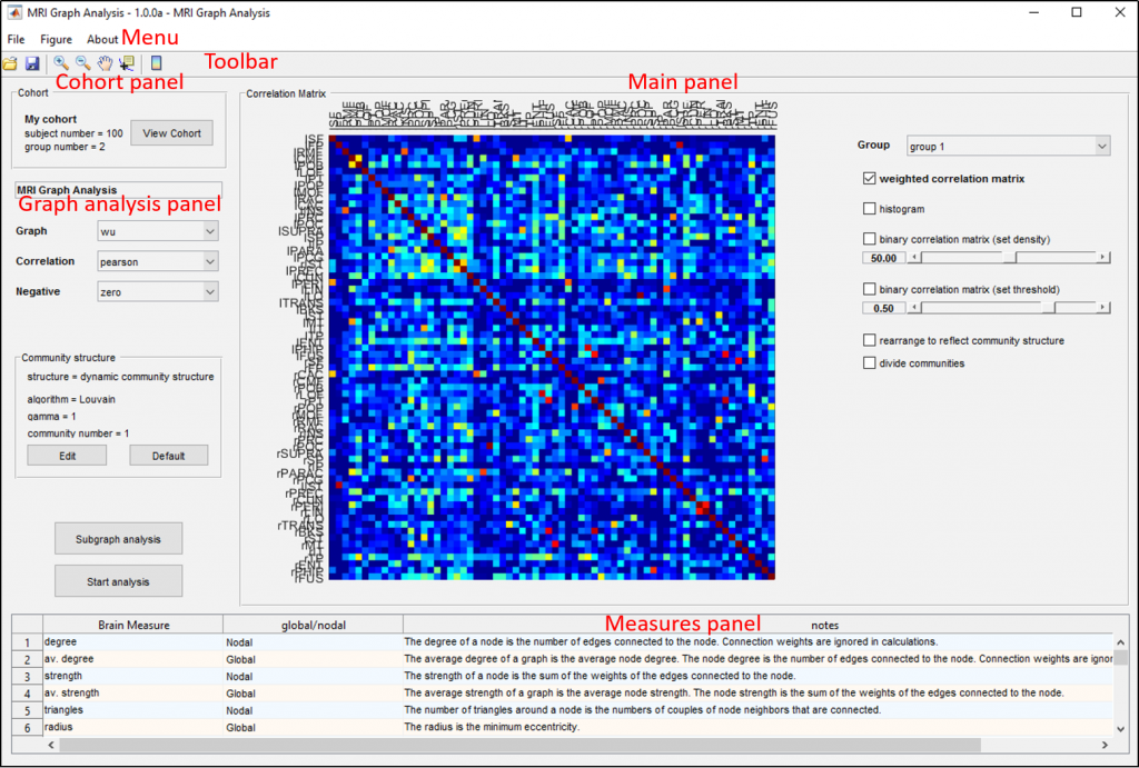 MRI Graph Analysis - BRAPH